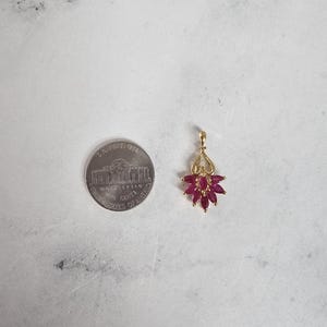 Dragonfly Shaped Ruby Necklace With Diamond Accent | Multi-stone ...