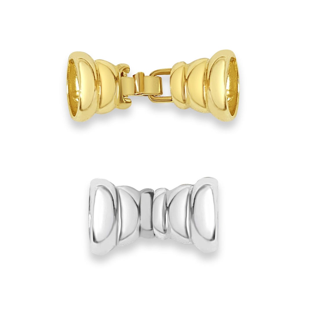 Barrel Single Strand Clasp | 14k Yellow Gold | Bracelet & Necklace ...