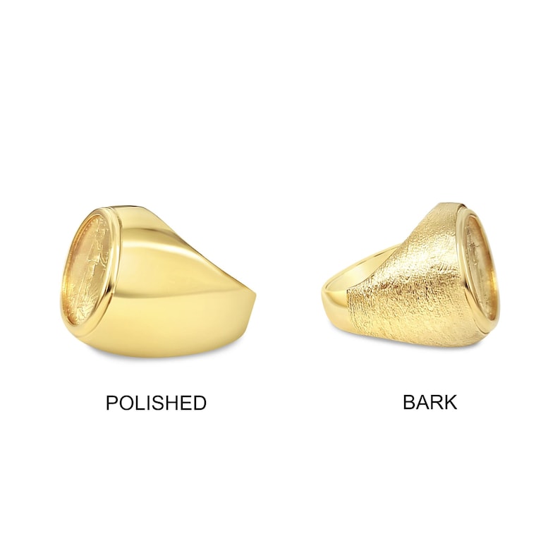 American Eagle Polished or Textured Coin Ring Collectible Jewelry Gold ...