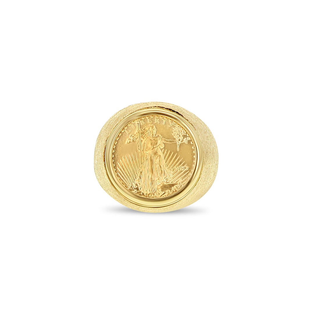 American Eagle Polished or Textured Coin Ring | Collectible Jewelry ...