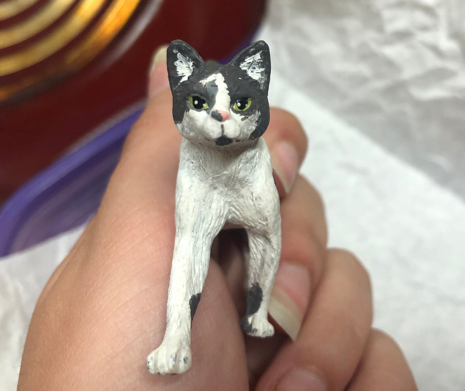 Miniature Custom Cat Figure - Etsy