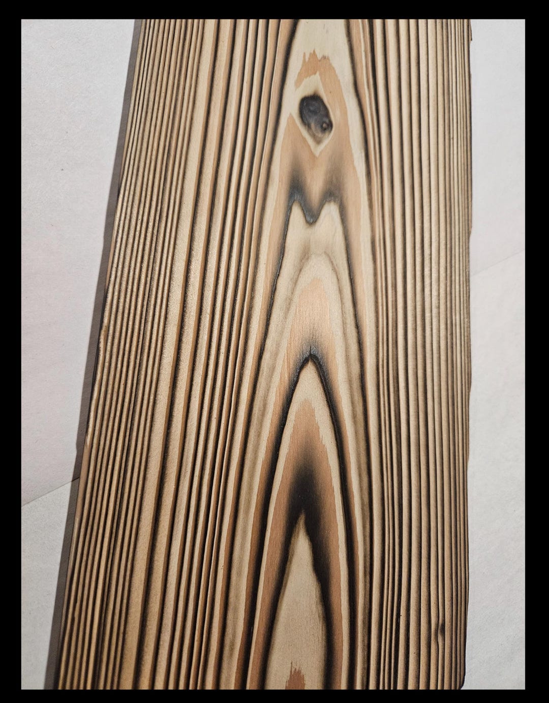 UNFINISHED Sample Piece for the Shou Sugi Ban Cedar Plank/picket ...