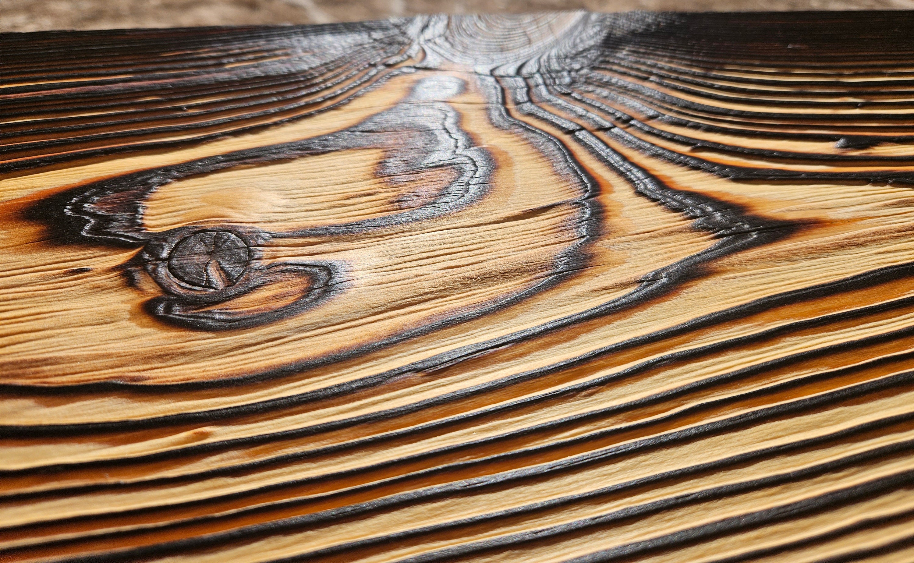 Shou Sugi Ban Board Low Sheen Finish - Etsy