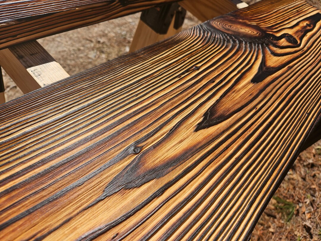 Shou Sugi Ban Board low Sheen Finish - Etsy