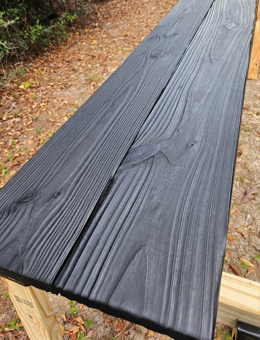 Reburned Shou Sugi Ban Board - Satin Finish - Etsy