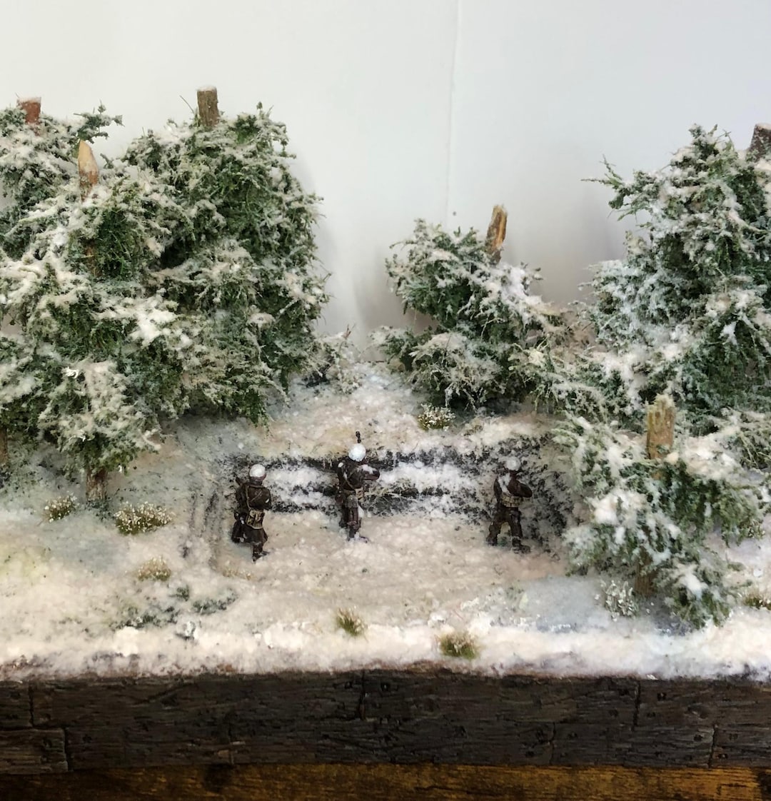 Band of Brothers Bastogne Forest Diorama - Etsy