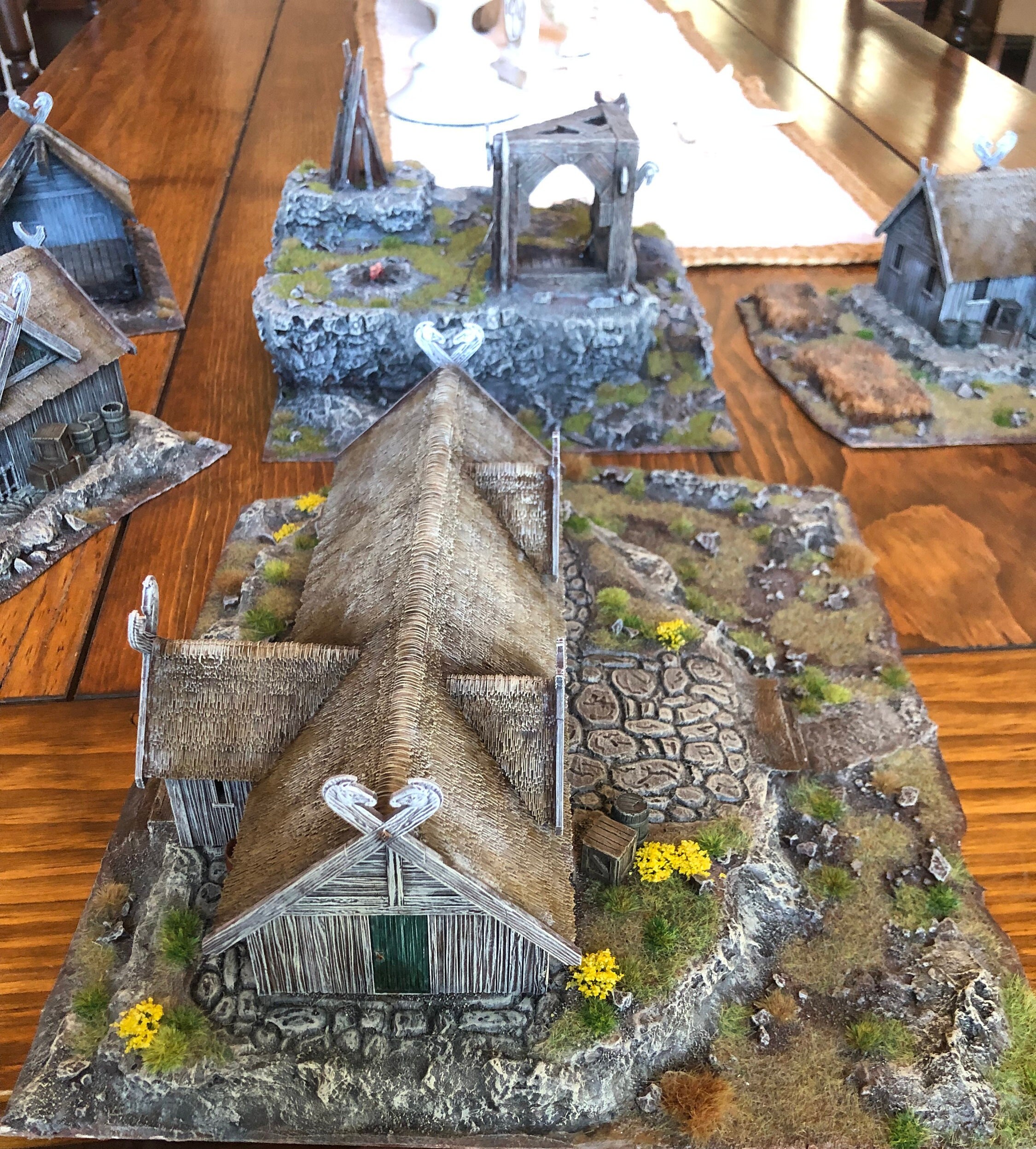 MESBG Rohan Scatter Terrain Houses - Etsy