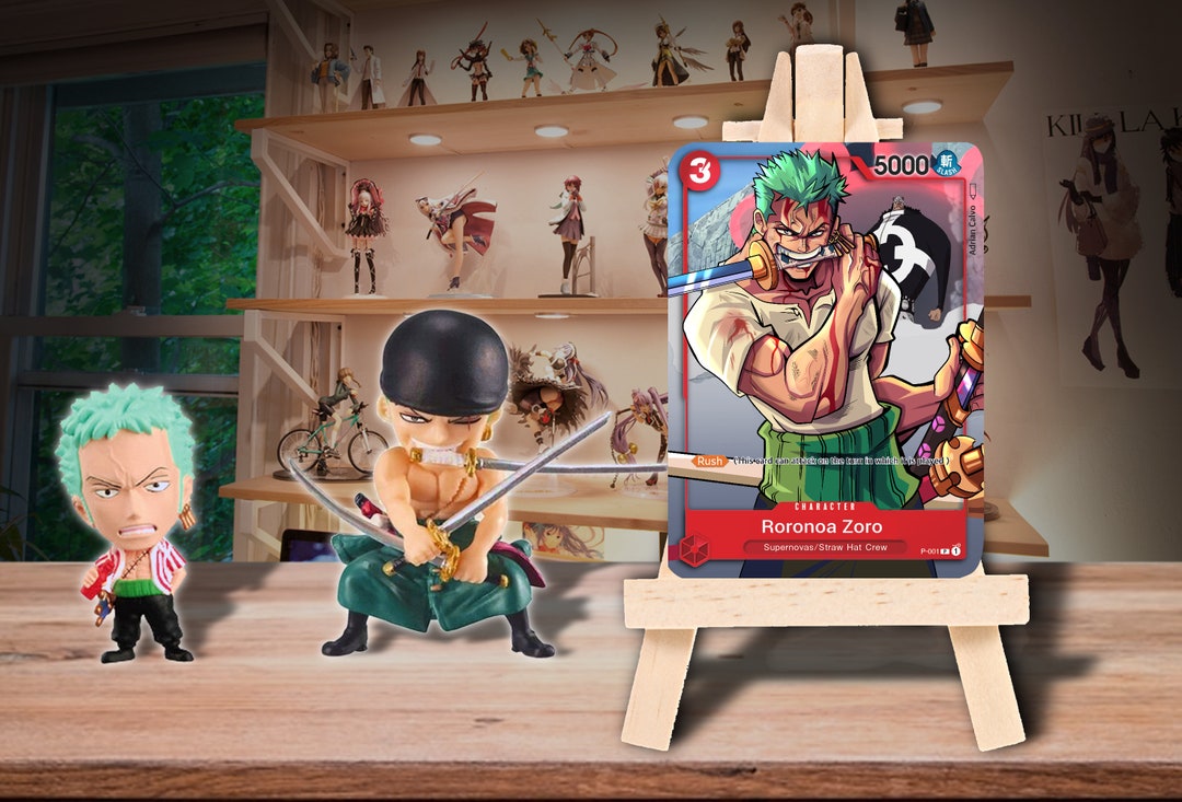 Custom Card Zoro Red Deck / TCG / Character - Etsy