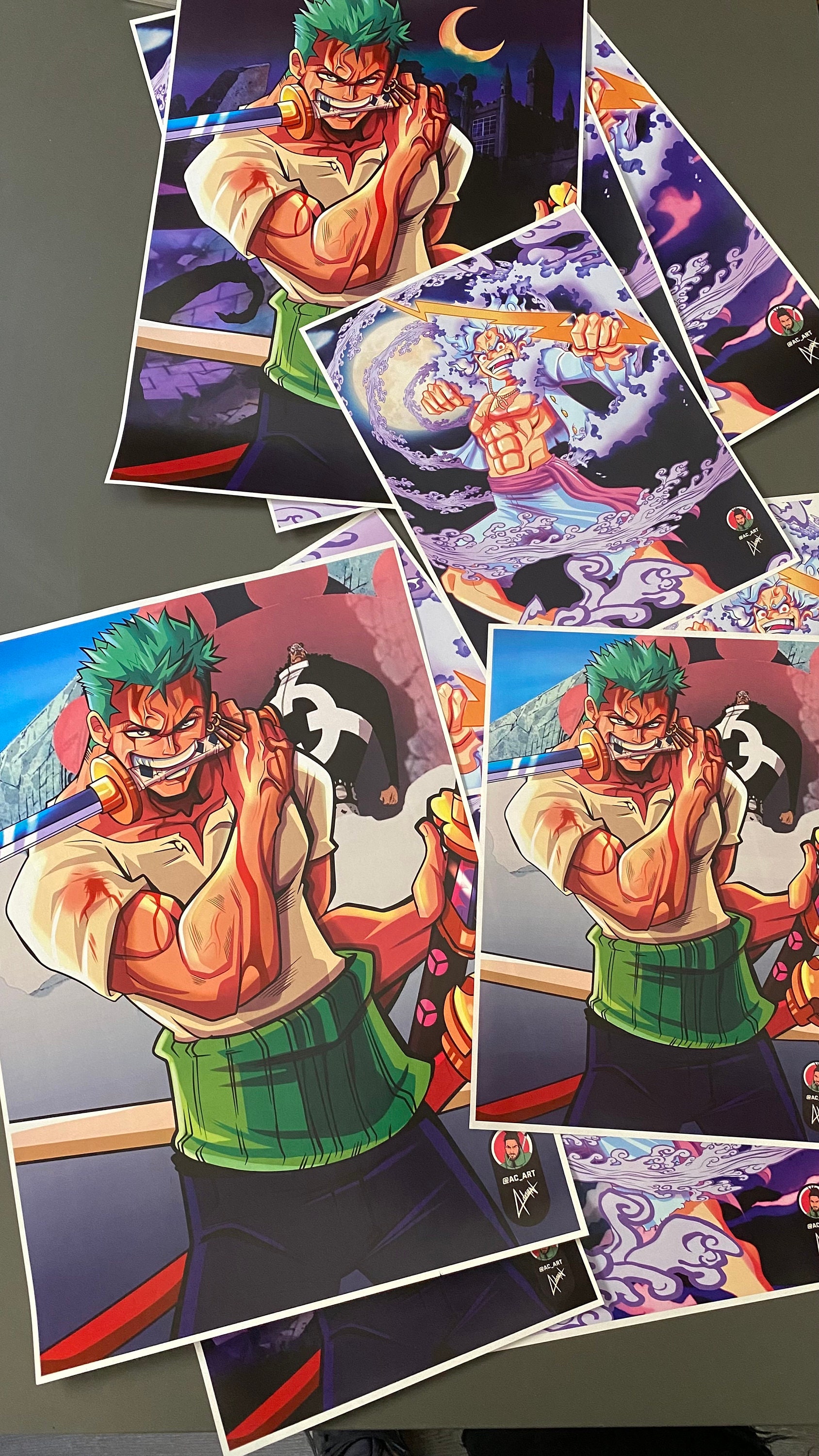 Poster Zoro Roronoa Original Art / Anime Room Decoration Home - Etsy