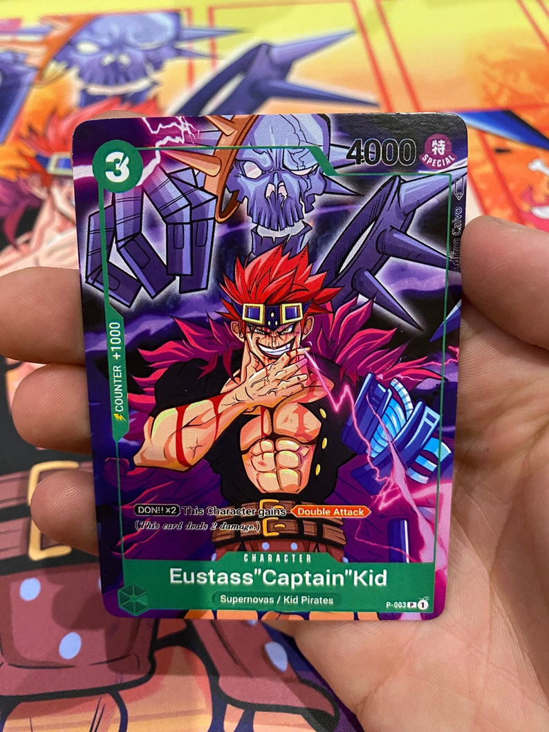 Custom Card Eustass Captain Kid / TCG / Character - Etsy New Zealand