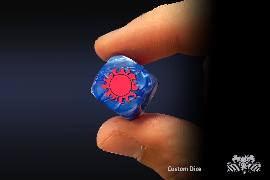 Custom Dice One Piece TCG Gameboard Dice Present Leader Jimbe ...