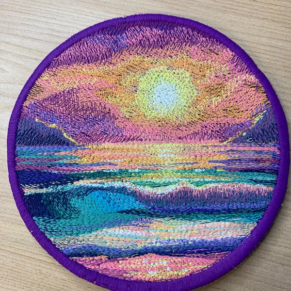 Embroidered Coaster - Etsy