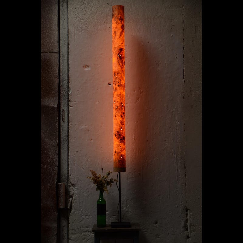 Wooden Floor Lamp Veneer - Etsy