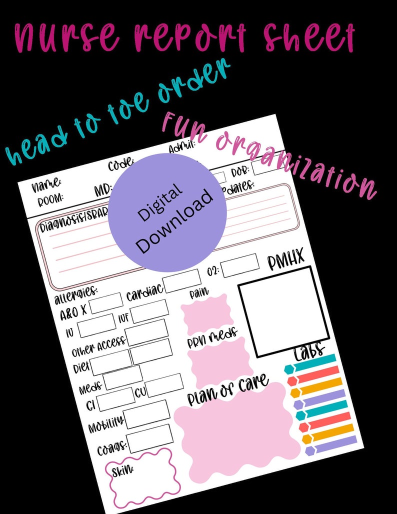 Nurse Report Sheet, Sbar Report, Nurse Brain, Sbar Report Sheet ...