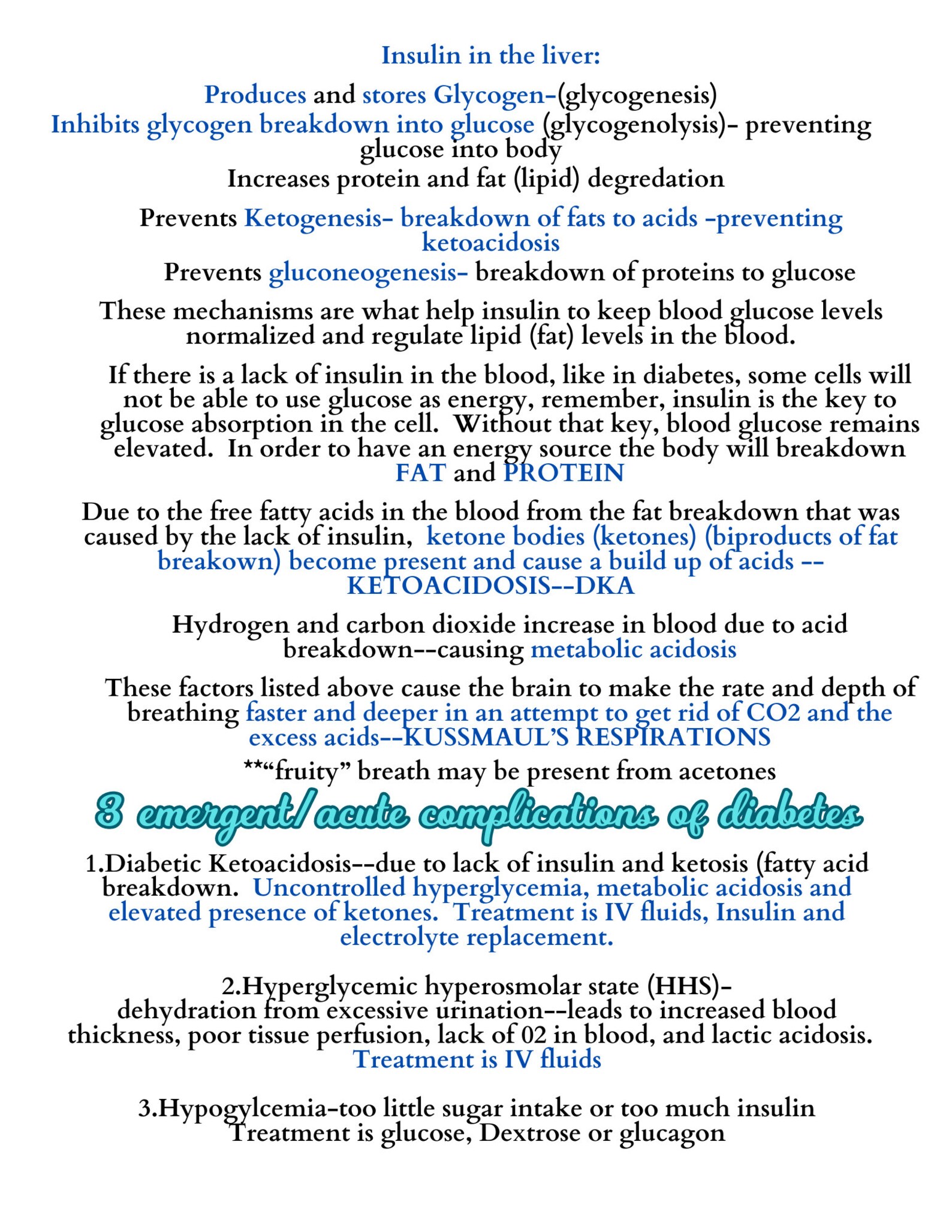 Diabetes Mellitus Student Nurse Notes - Etsy