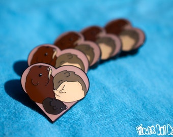 Origami Hamster Hard Enamel Trading Pin Cute Pet Hamster - Etsy