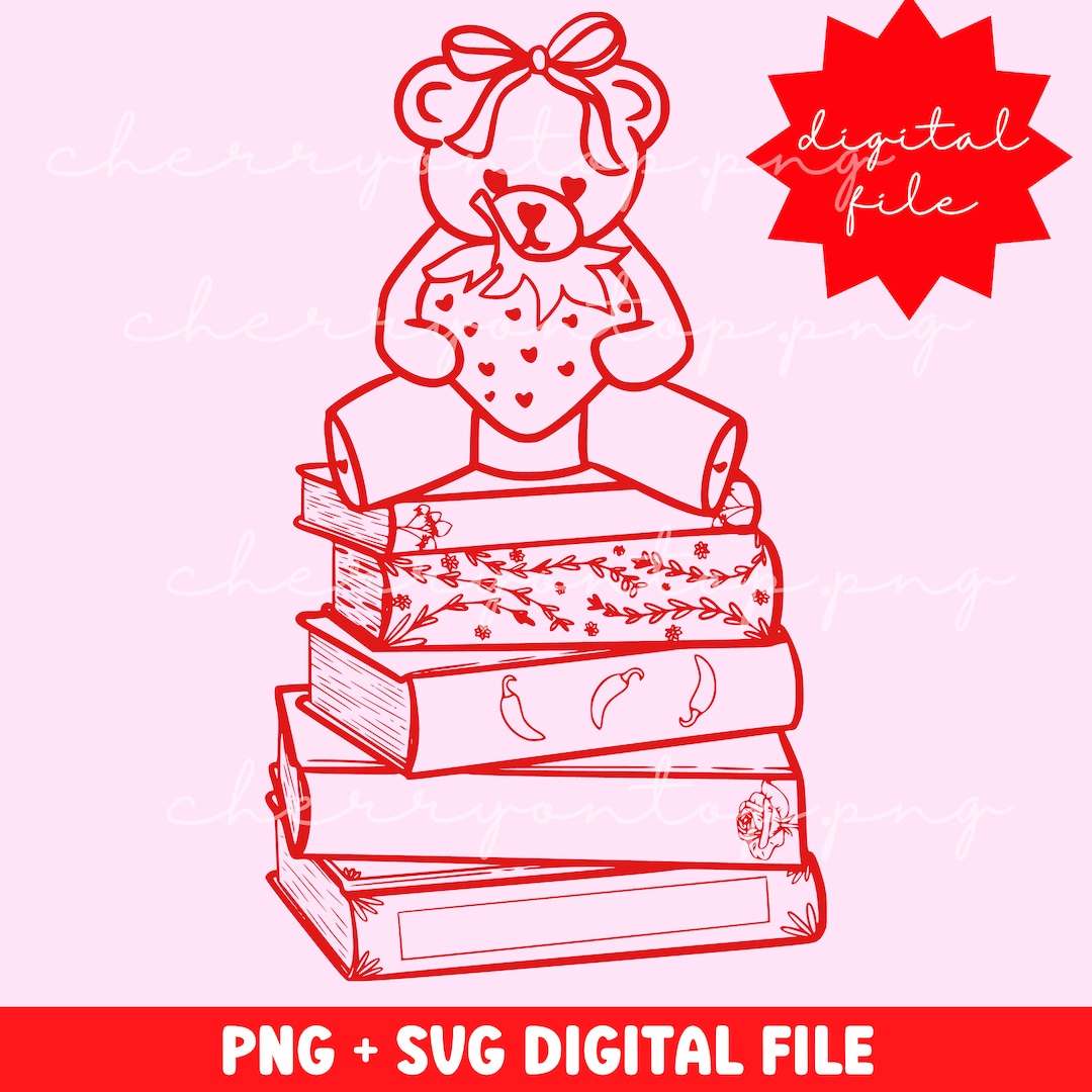 Bookish PNG | Cute Bookish SVG | Kindle Sticker Png | Romance Reader ...