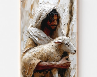 Luke 15: 3-7 the Parable of the Lost Sheep Jesus the Good Shepard Bible ...