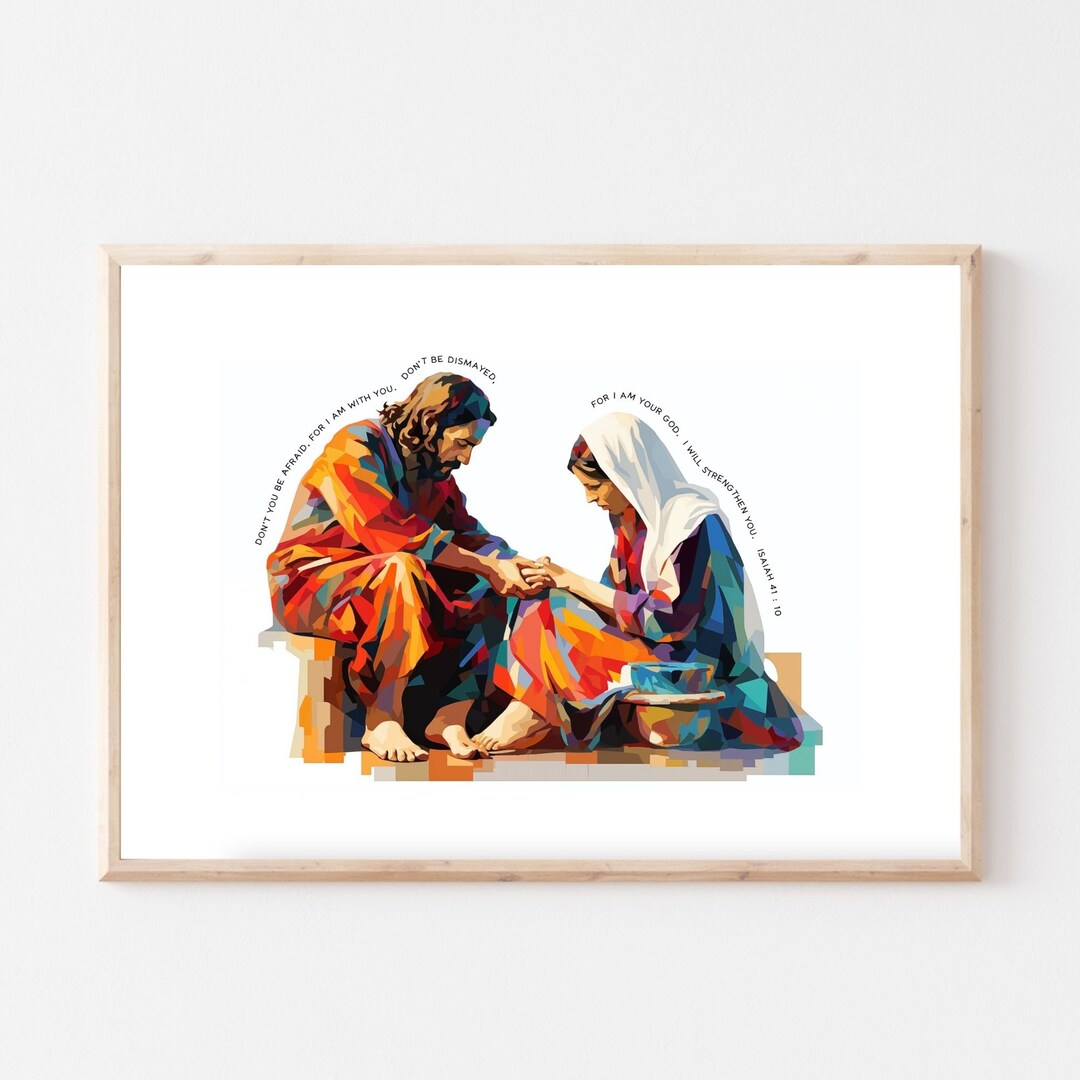 Dont Be Afraid | Scripture Wall Art | Bible Verse Print | Christian ...