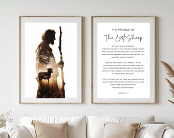 The Parable of the Lost Sheep | Luke 15:3-7 | Jesus the Good Shepard ...