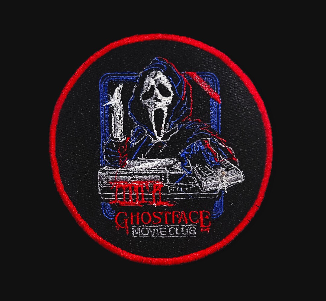 New Arrival Halloween Ghostface Movie Club Patch 6 Inch Wide - Etsy
