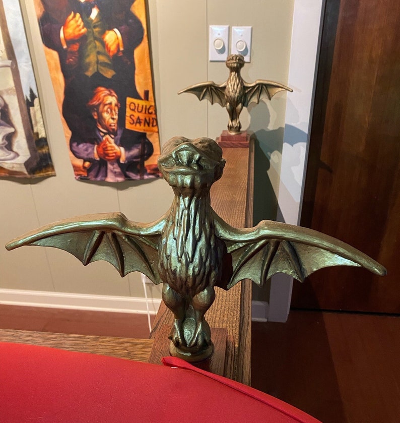Haunted Mansion Bat Stanchion Cast Resin - Etsy