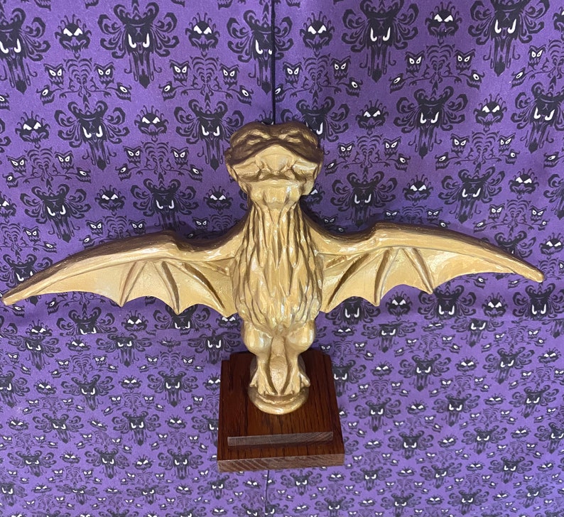 Haunted Mansion Bat Stanchion Cast Resin - Etsy