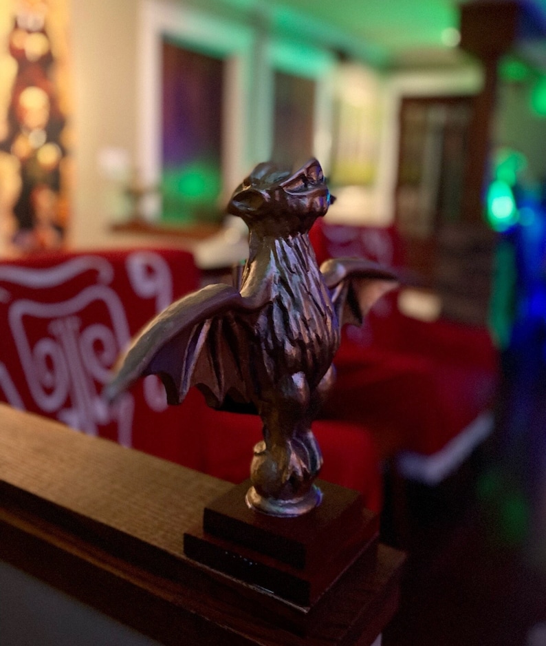 Haunted Mansion Bat Stanchion Cast Resin - Etsy