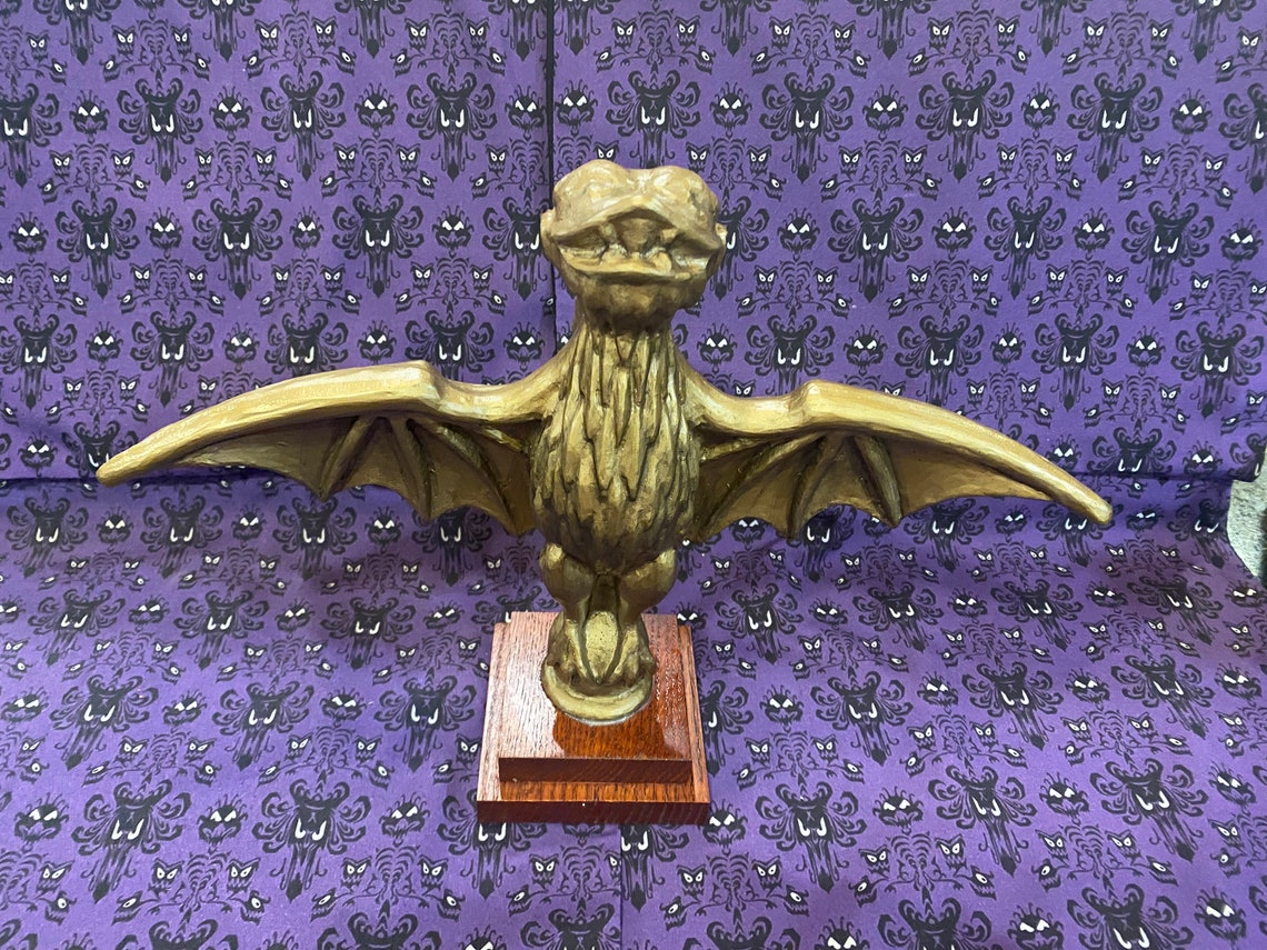Haunted Mansion Bat Stanchion Cast Resin - Etsy
