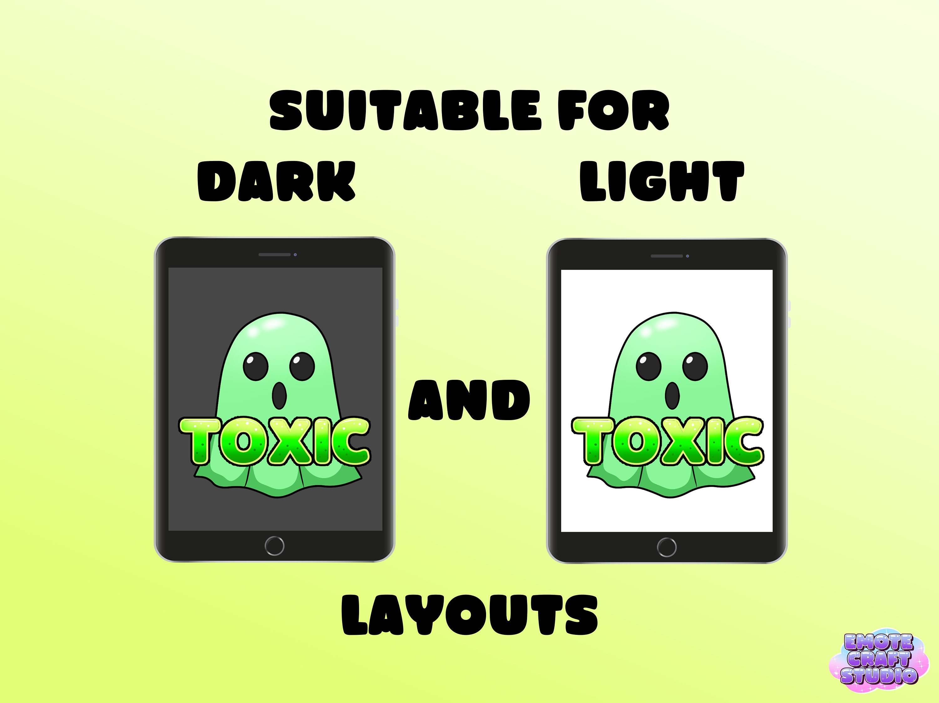 Toxic Ghost Animated Emote for Twitch Discord Youtube, Spooky Twitch ...