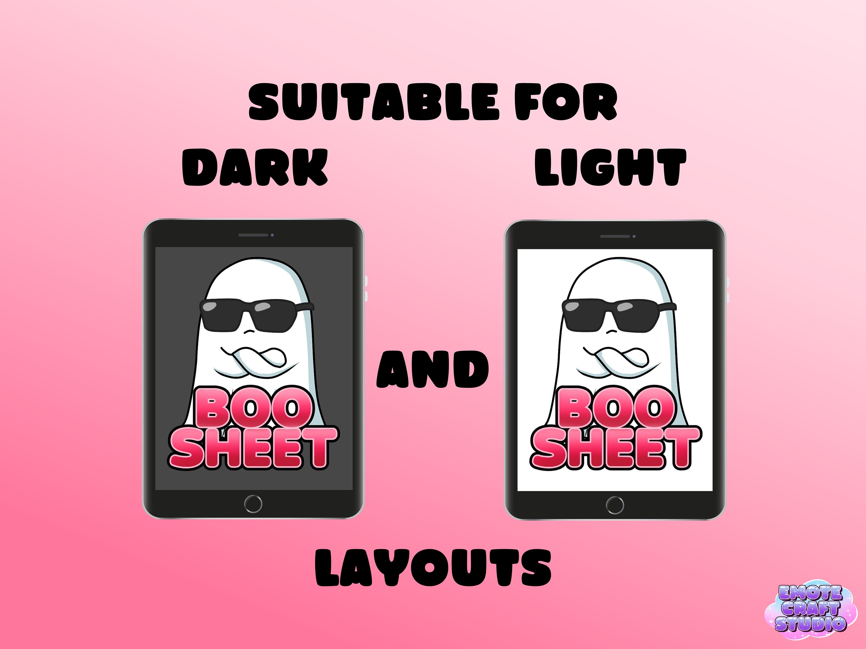 Boo Sheet Ghost Animated Twitch Emote, Cute Halloween Emote for ...