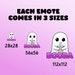 Cute Boba Ghost Emote, Animated Twitch Emotes, Cute Halloween Emote ...
