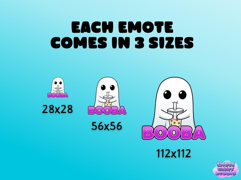 Silly Ghost Animated Emotes Bundle for Twitch Discord Youtube, Spooky ...