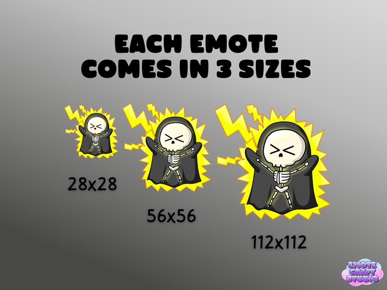 Animated Lightning Ghost Emote for Twitch Discord Youtube, Funny ...