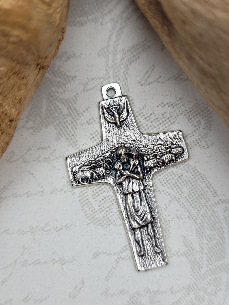 Silver Crucifix, Standing Jesus - Etsy