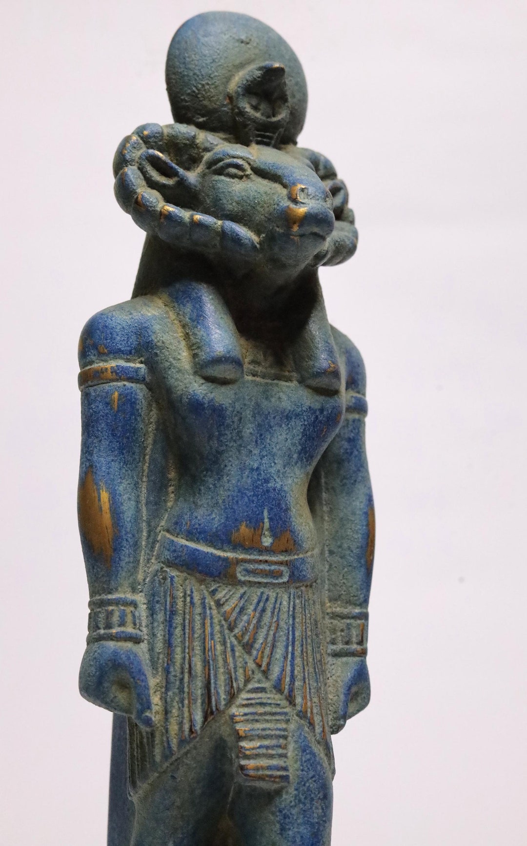 Egyptian Hathor Mother Goddess Statue Sculpture Stone From Egypt ...