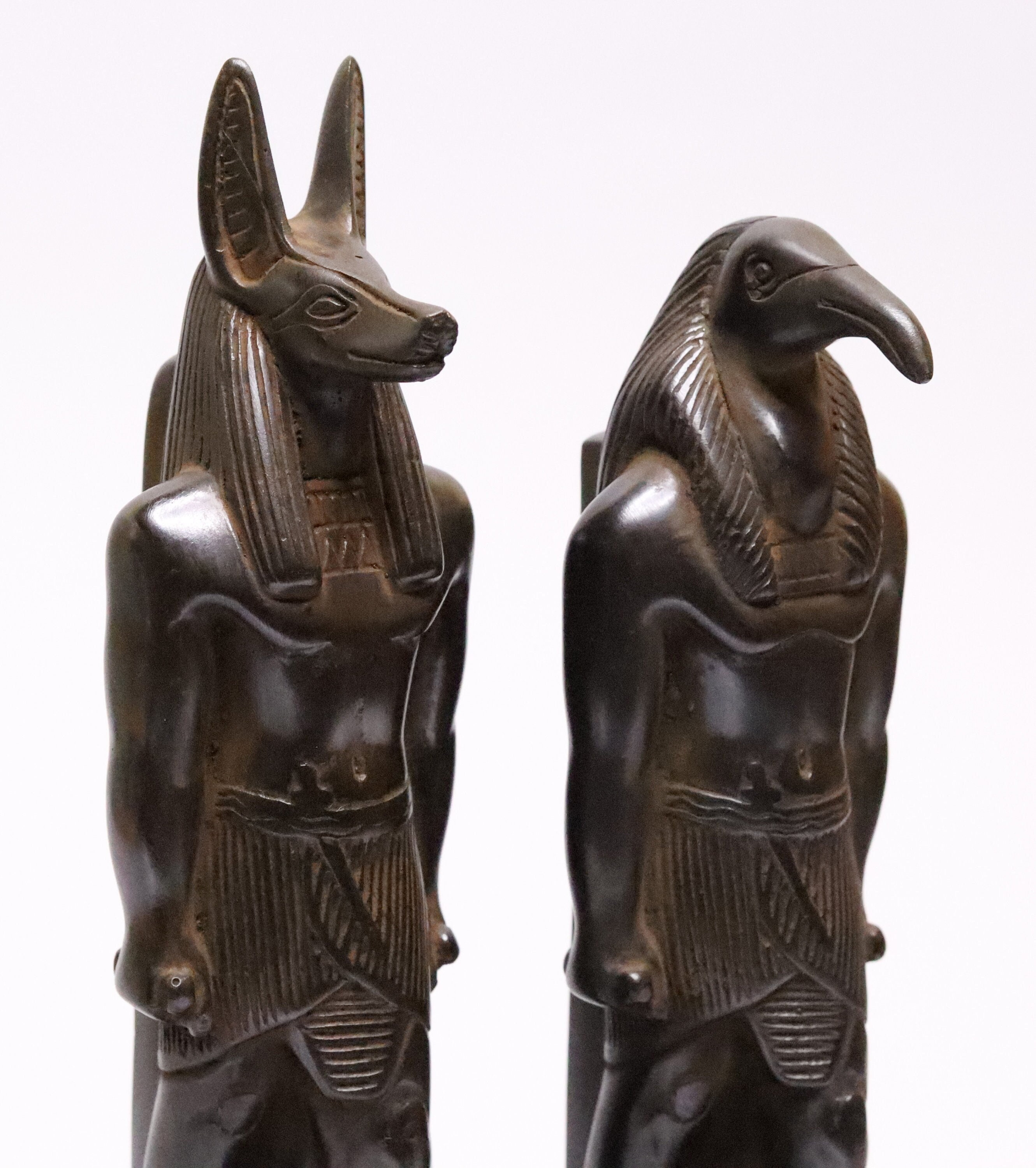 Egyptian Status, Thoth and Anubis, Ancient Egypt, Handmade Gift Home ...