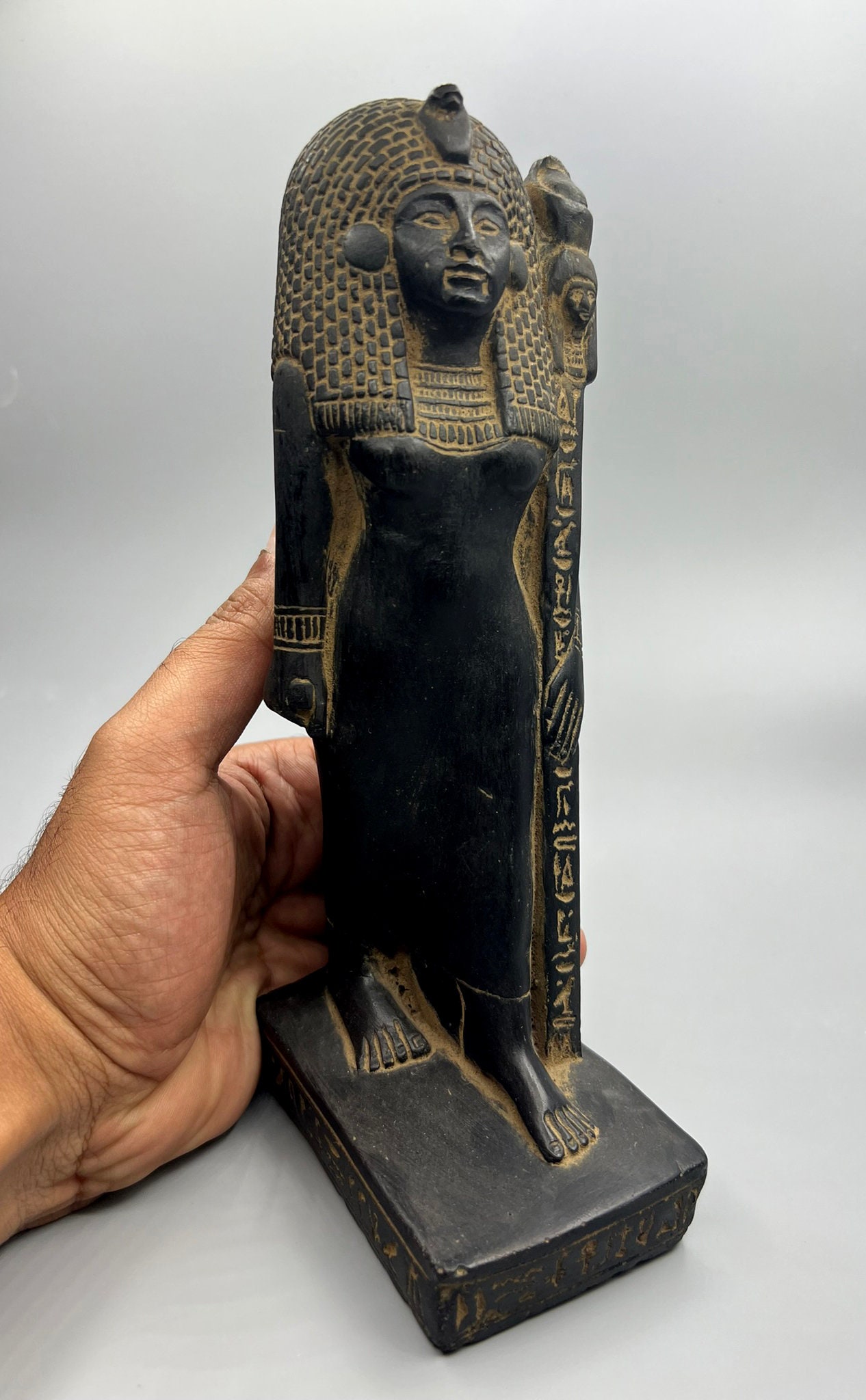 Queen Hatshepsut Egyptian Statue Antique Ancient Egypt Pharaoh Black ...