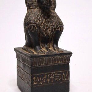 Ancient Egyptian Baboon (moon God Thoth) Monkey Statue Handmade Stone ...