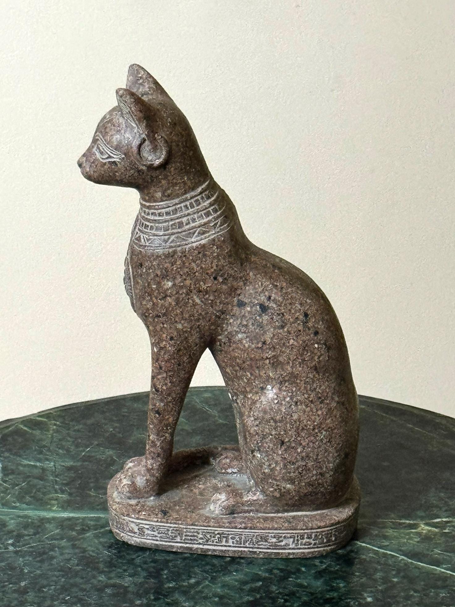 Egyptian Cat Statue Bastet Goddess Ancient Egypt Antique Handmade ...