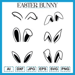 Bunny Ears Svg - Easter Bunny Ears - Bunny Ears Clipart - Bunny Ears ...