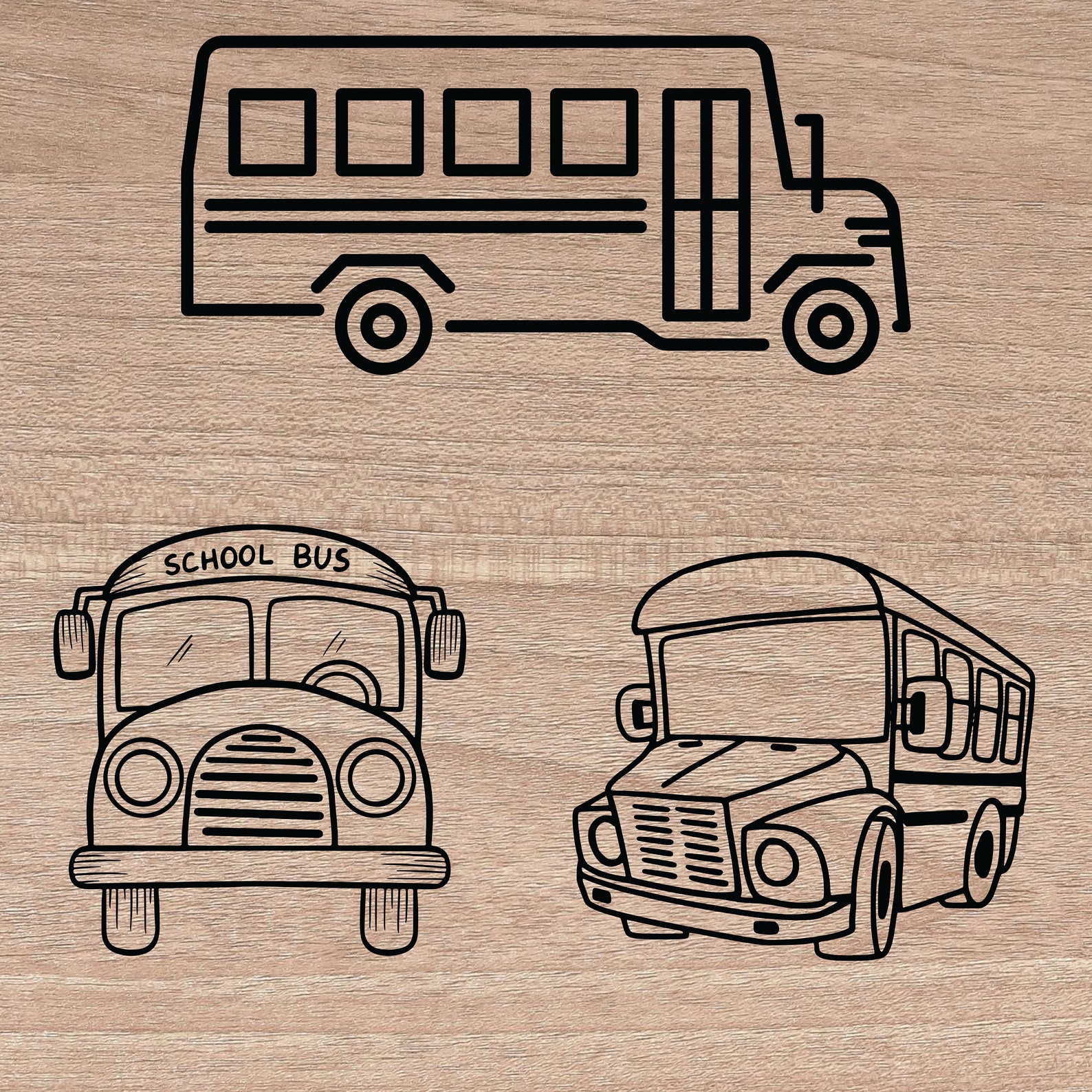 Bus Svg Bundle \ School Bus SVG \ Bus Svg \ School Bus Png \ School Bus ...