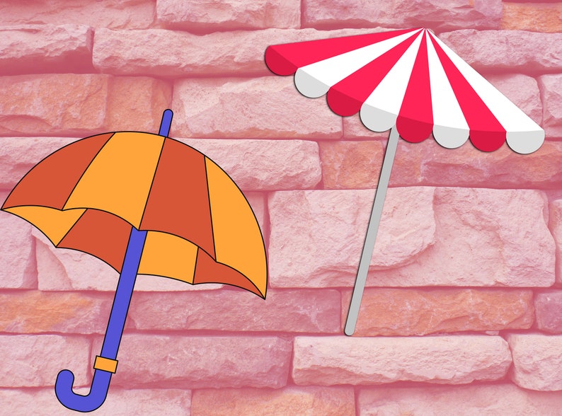 Umbrella SVG Bundle \ Umbrella Clipart \ Umbrella Cut Files \ Umbrella ...