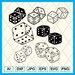 Dice Svg Dice Clipart Dice SVG Bundle Dice Cricut Dice Silhouette Dice ...