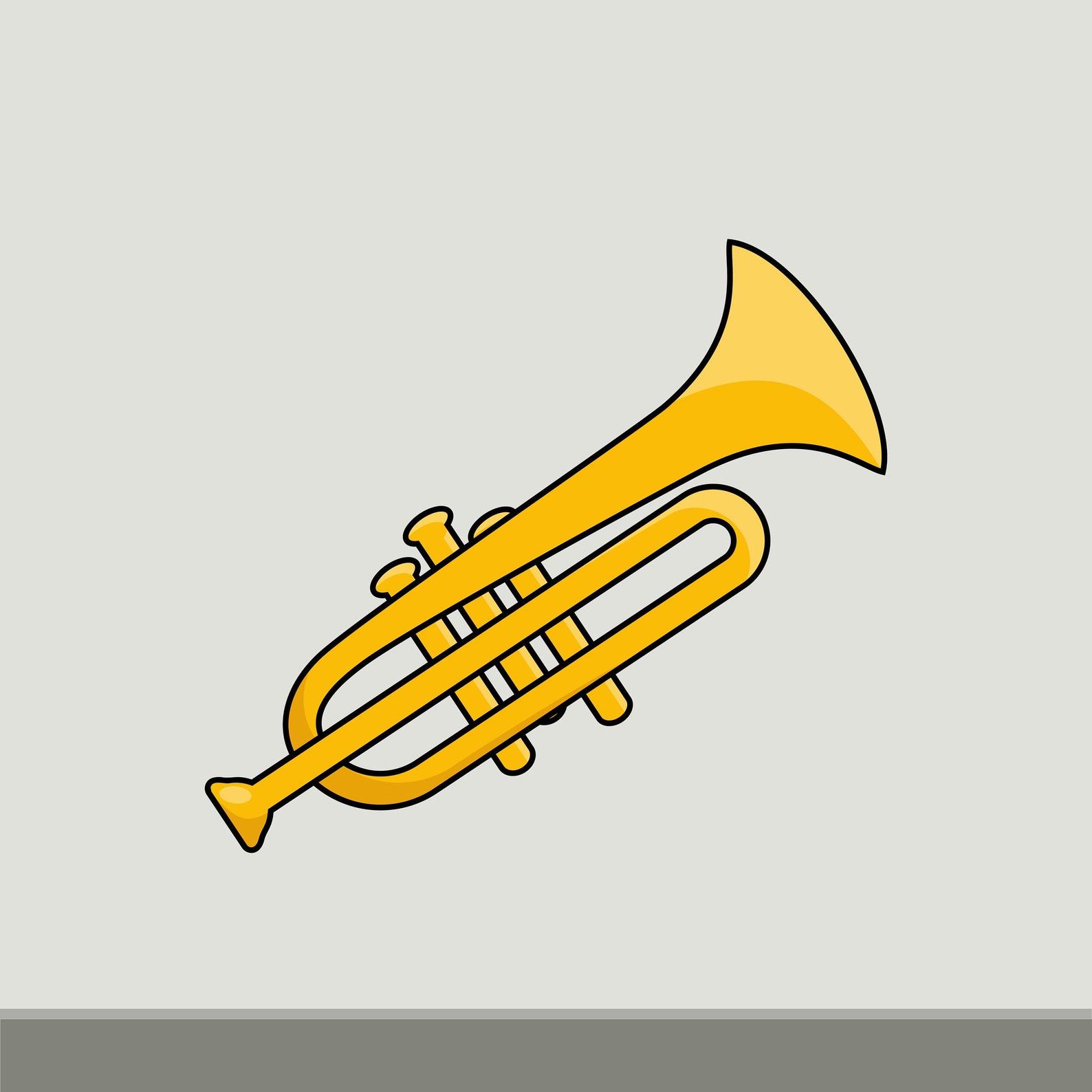 Trumpet Bundle SVG \ Trumpet Cut File \ Trumpet Clipart \ Trumpet PNG ...
