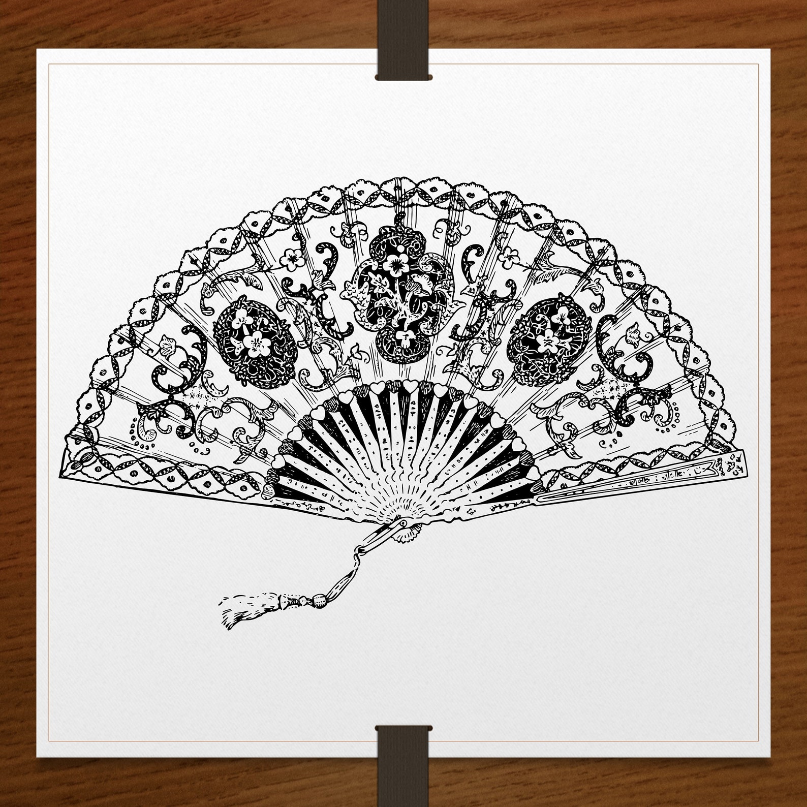 Hand Fan SVG Bundle \ Hand Fan Cut Files \ Fan Clipart \ Hand Fan Svg ...