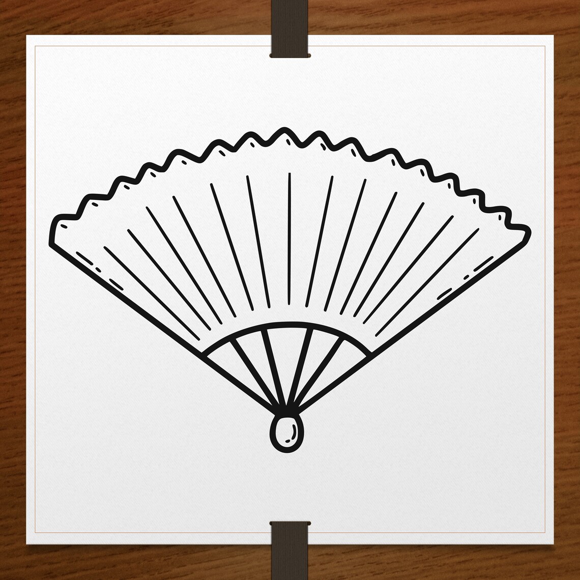 Hand Fan SVG Bundle Hand Fan Cut Files Fan Clipart Hand Fan Svg Folding ...
