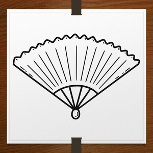 Hand Fan SVG Bundle \ Hand Fan Cut Files \ Fan Clipart \ Hand Fan Svg ...
