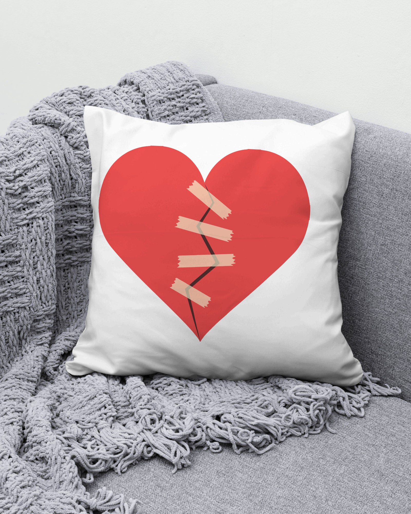 Broken Heart Svg Broken Heart Clipart Red Heart Svg Two Piece Heart ...