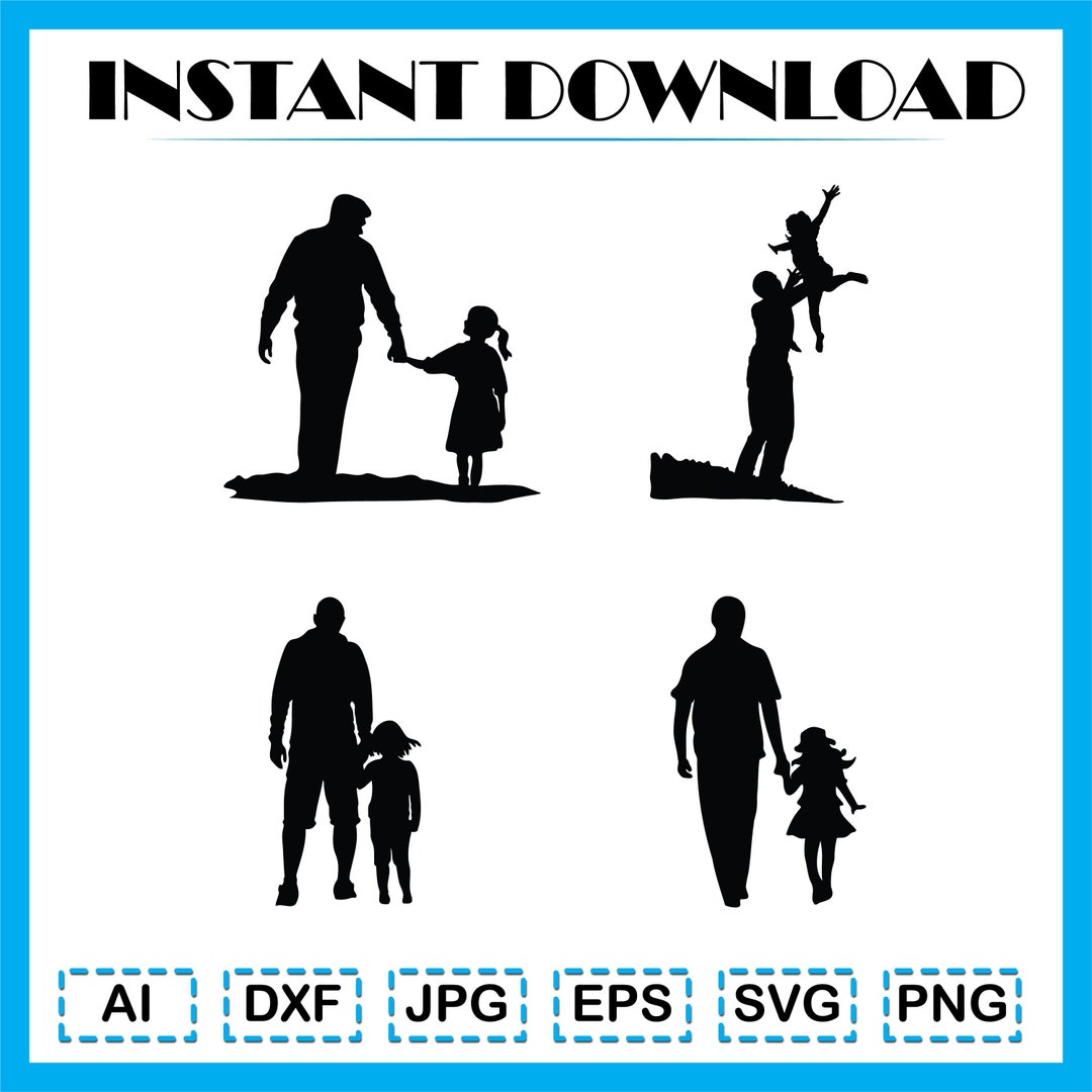 Dad and Daughter Svg - Best Dad Svg - Daughter Svg - Father Daughter ...